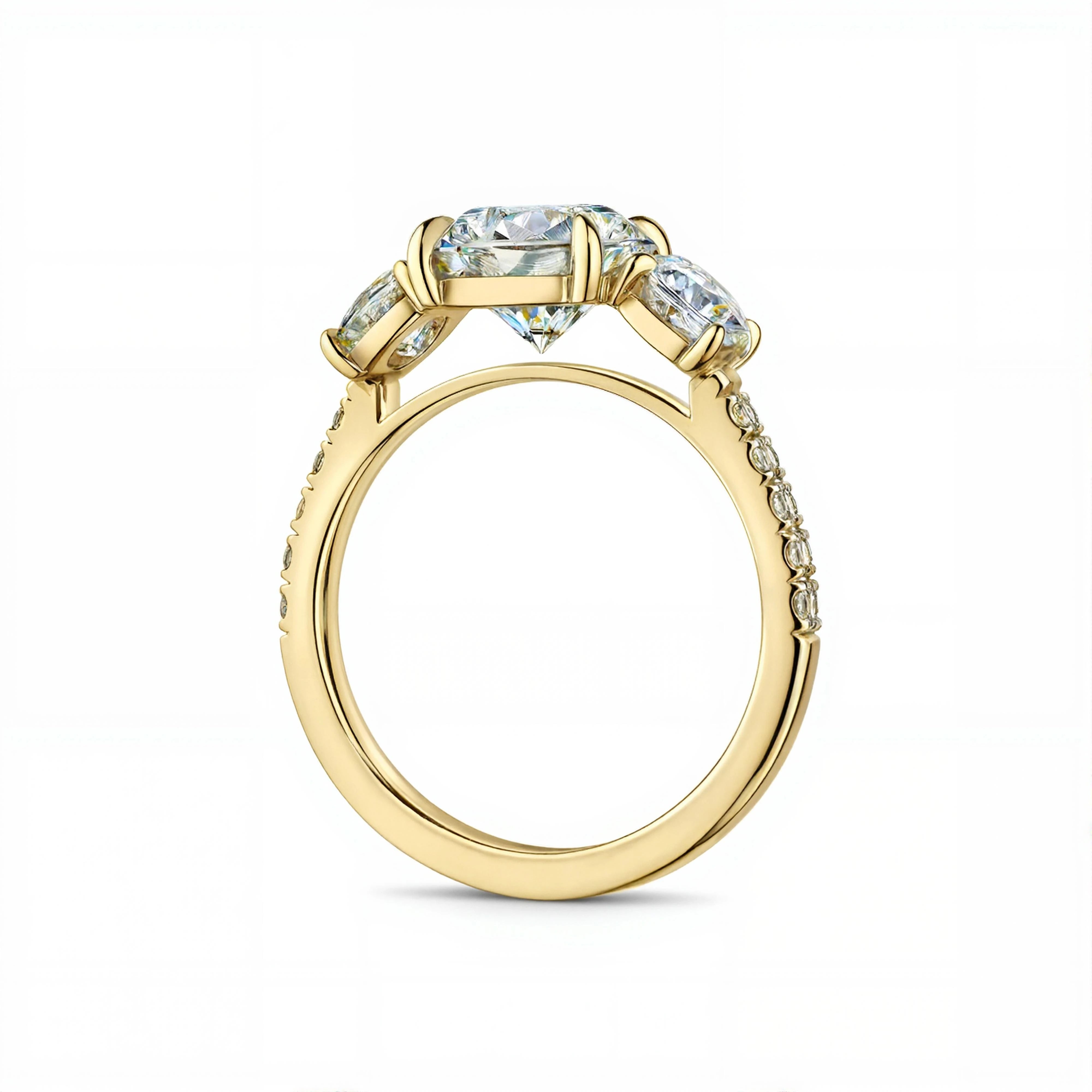 Three-Stone Engagement Rings – House of Diamonds